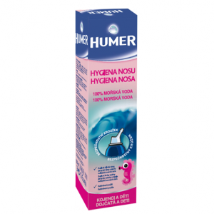 HUMER Hygiena nosu 100% mořská voda isotonická pro děti | Humer